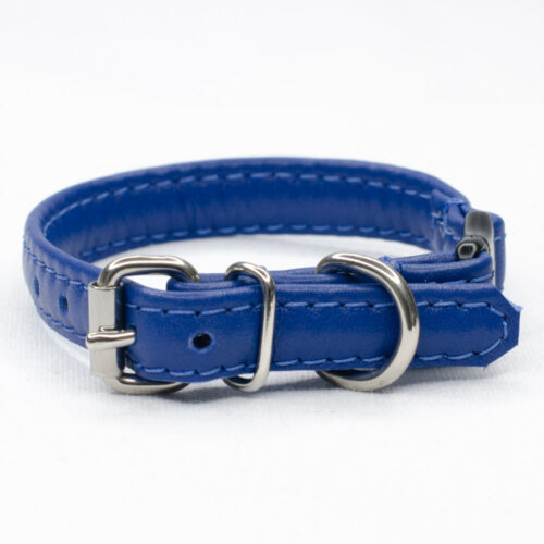 Blue Cat Collar in Soft Leather | Petiquette