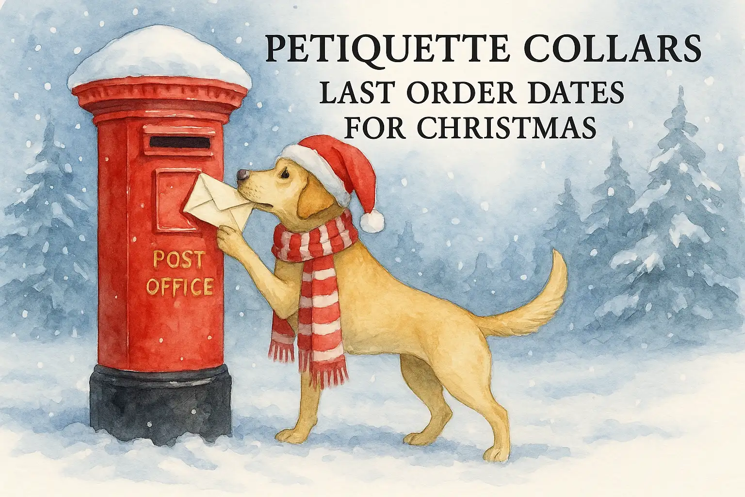 Last Order Dates For Christmas - Petiquette Collars